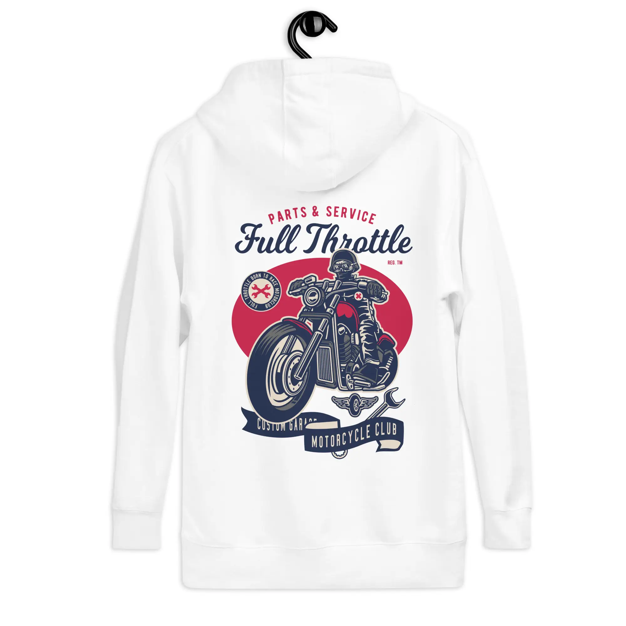 Full Throttle - backside printed Unisex Hoodie - Sikeee